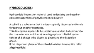 Impression materials used in orthodontics | PPTX