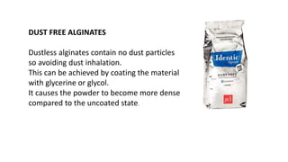 Impression materials used in orthodontics | PPTX