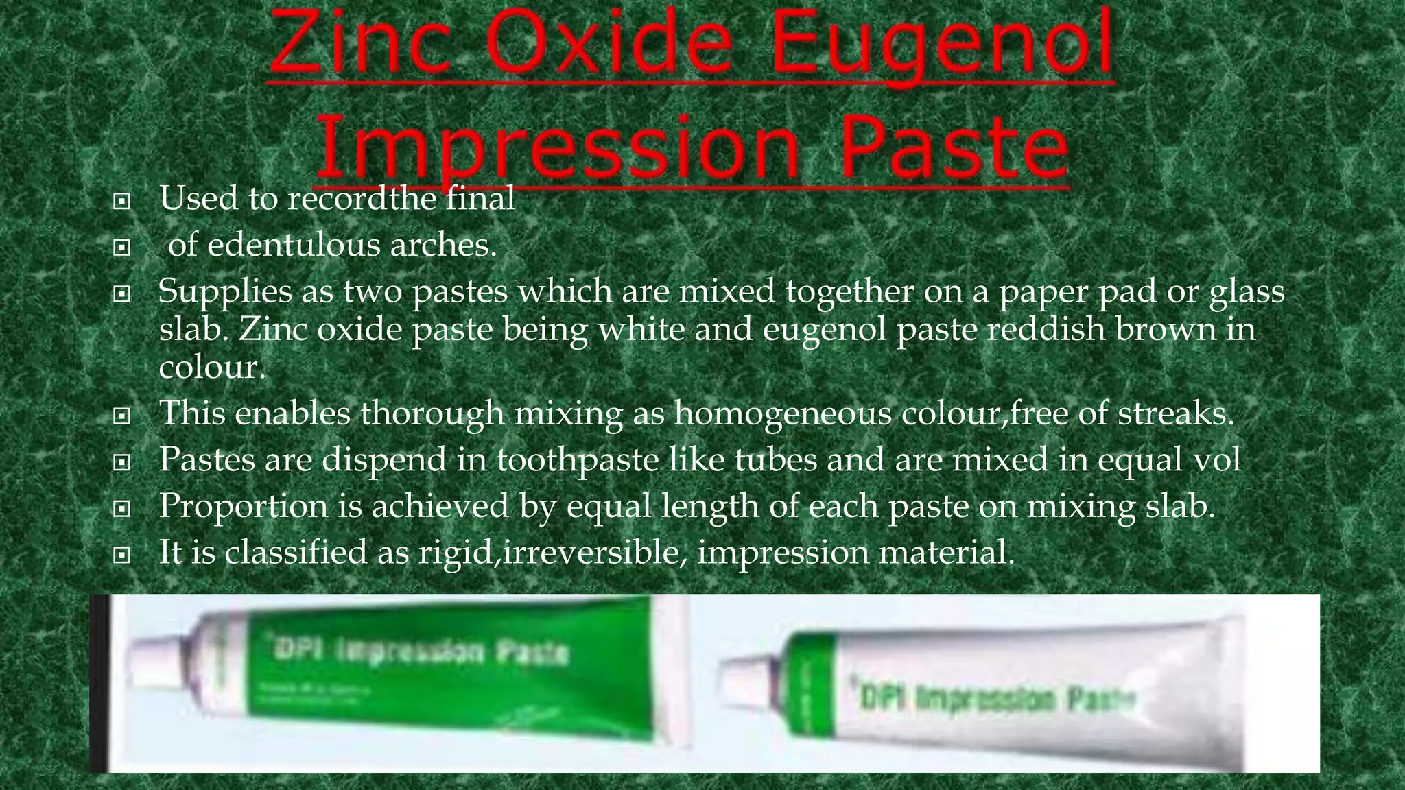 IMPRESSION MATERIALS PROSTHODONTICS | PPTX