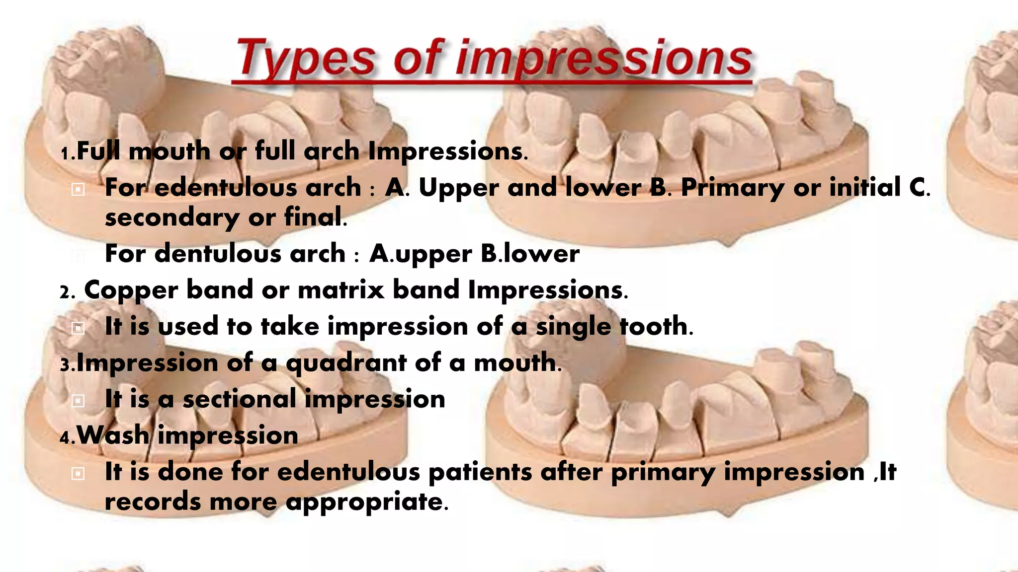 IMPRESSION MATERIALS PROSTHODONTICS | PPTX