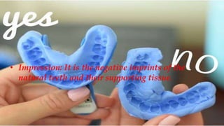 IMPRESSION MATERIALS PROSTHODONTICS | PPTX