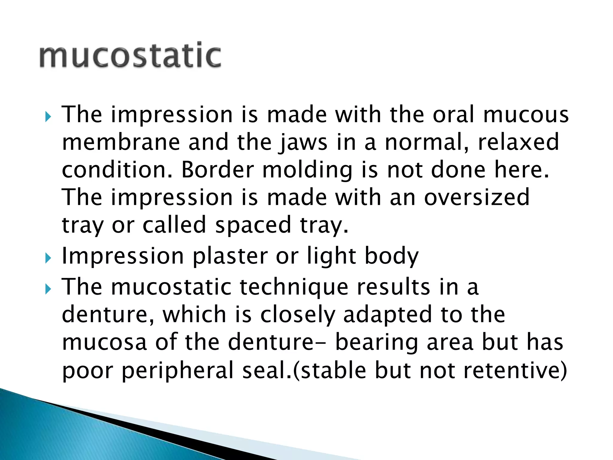 K-prosthodontic-lec2-Impression for complete denture | PPTX