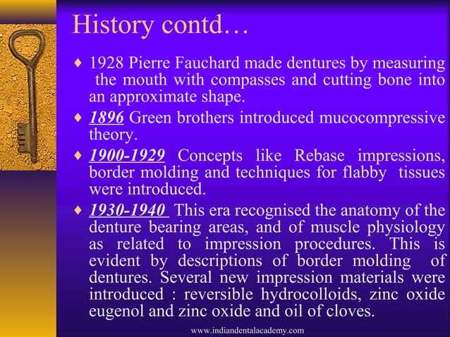 Impression procedures for complete denture cases / oral surgery courses ...