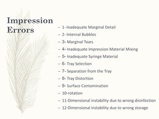 Impression errors presentation | PDF