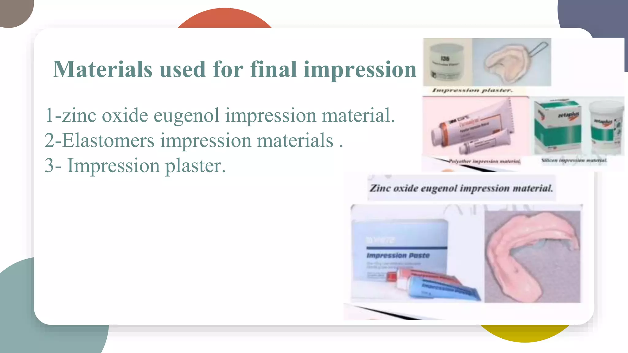 Impression for complete denture.pptx | Dental Health | Diseases and ...
