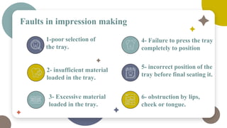 Impression for complete denture.pptx | Dental Health | Diseases and ...