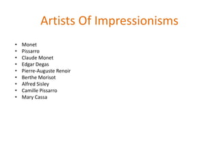 Impressionisim (class lect.) | PPTX