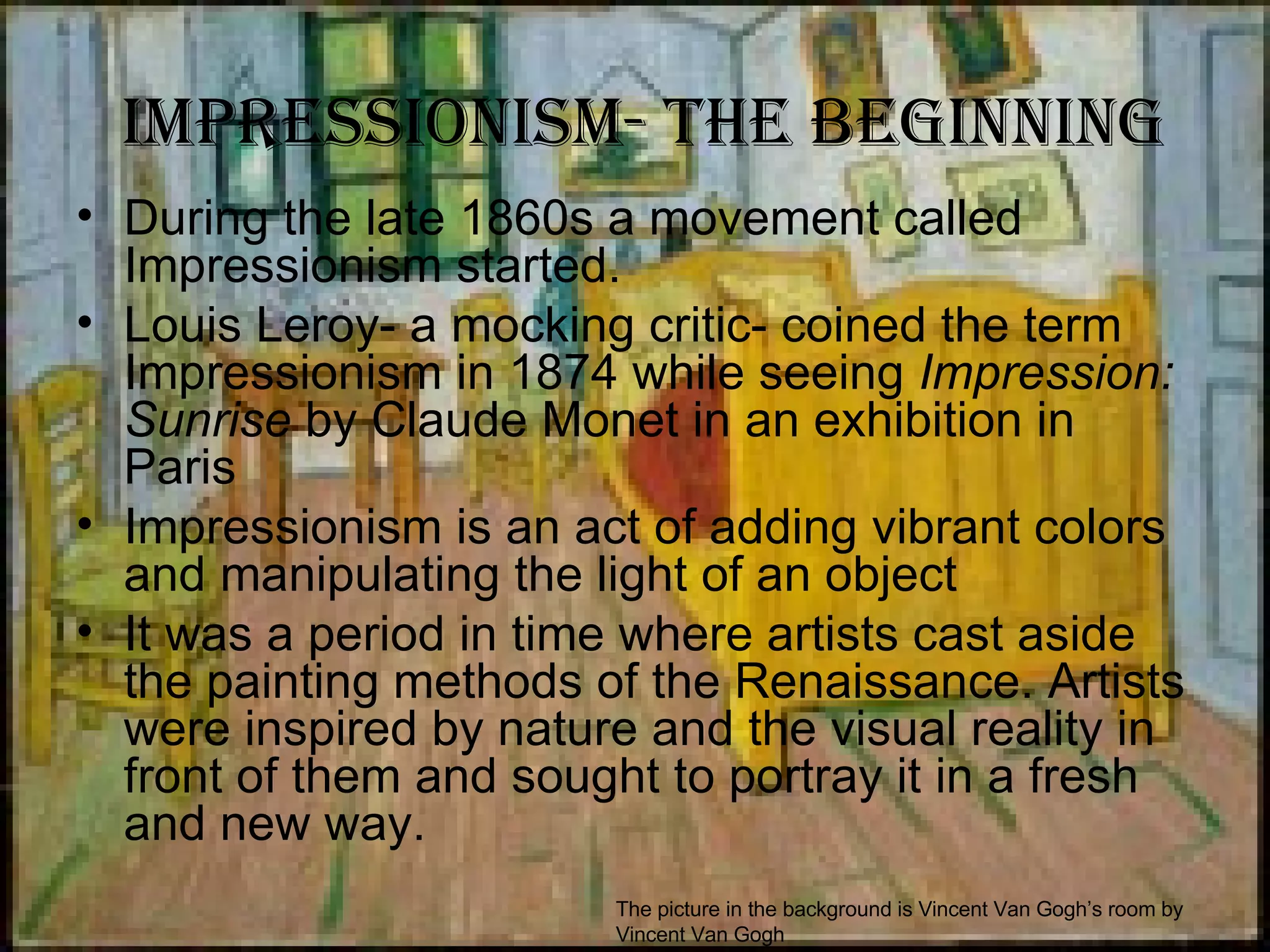 Impressionism | PPT