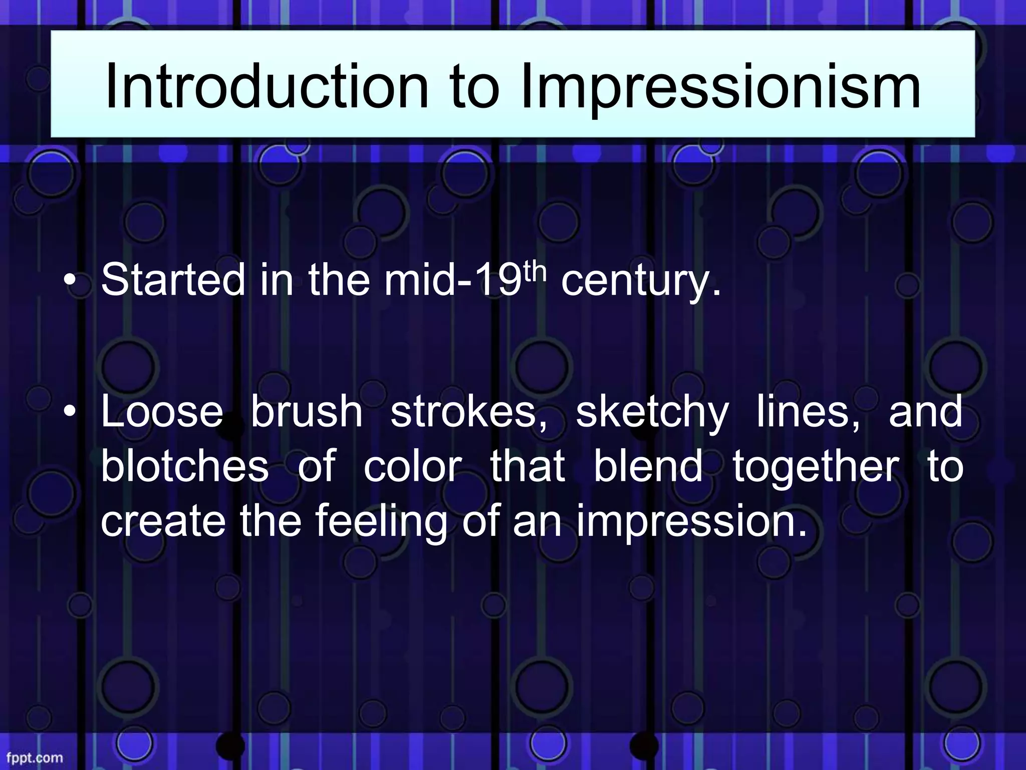 Impressionism | PPTX