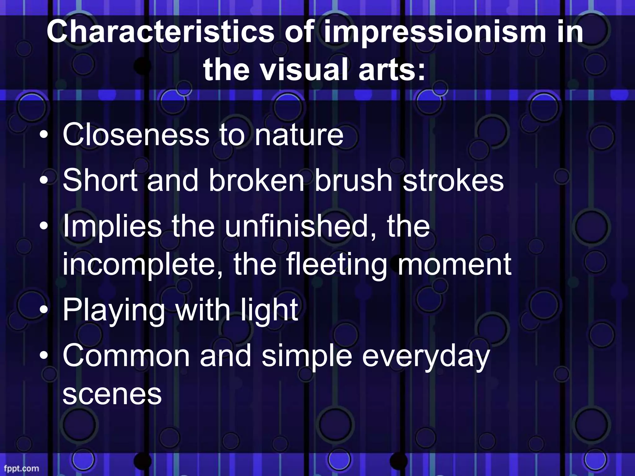 Impressionism | PPTX | Painting | Arts and Crafts