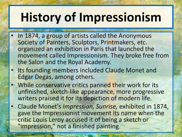 Impressionism | PPTX