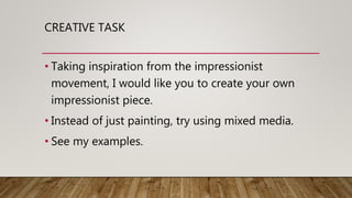 Impressionism | PPTX