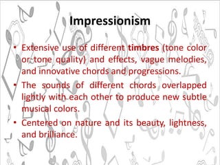 Impressionism | PPTX