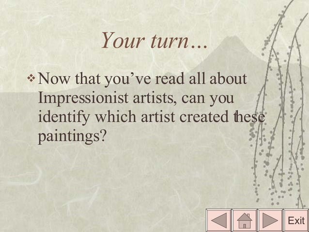 Impressionism Interactive PowerPoint Presentation | PPT