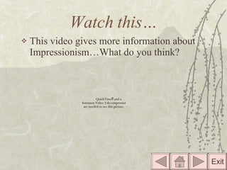 Impressionism Interactive PowerPoint Presentation | PPT