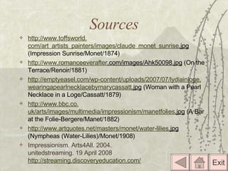 Impressionism Interactive PowerPoint Presentation | PPT