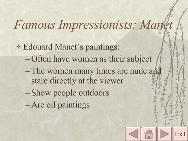 Impressionism Interactive PowerPoint Presentation | PPT