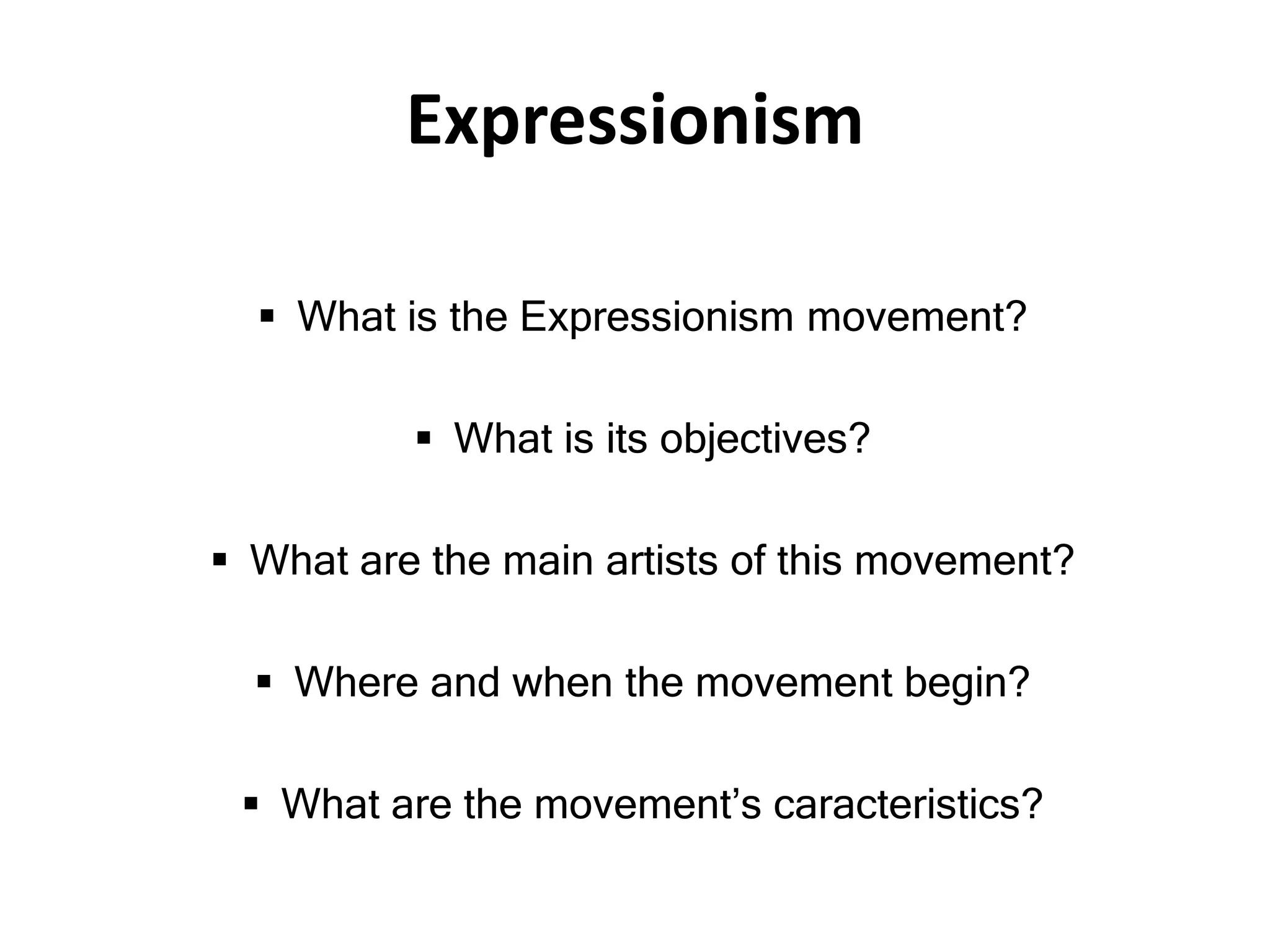 Impressionism and expressionism | PPTX
