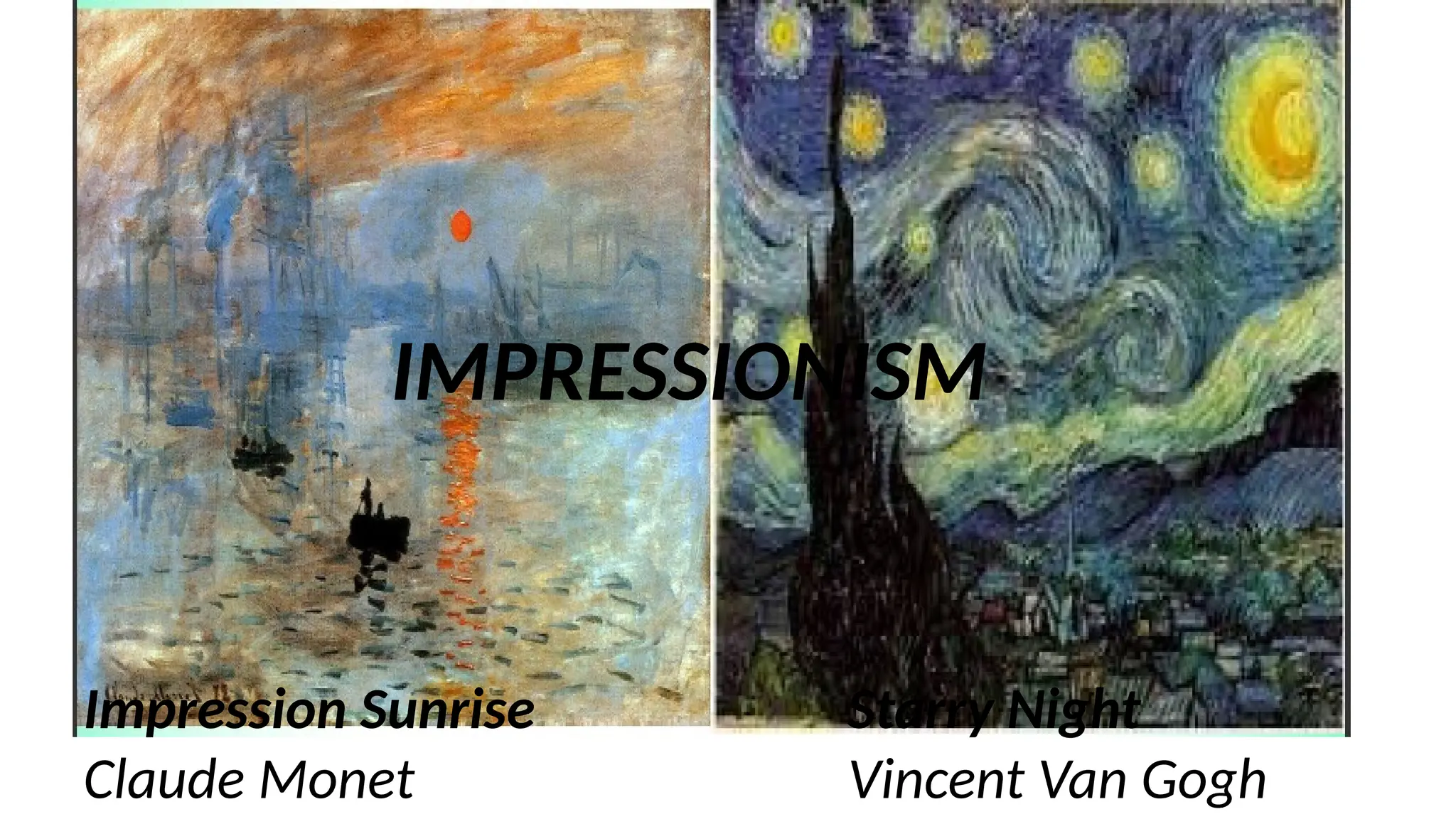 IMPRESSIONISM AND EXPRESSIONISM ART.pptx