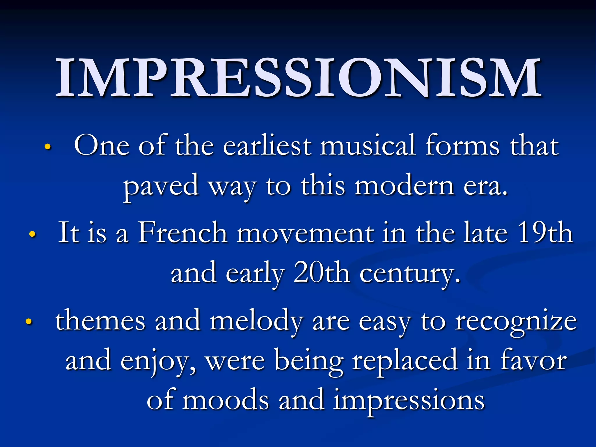 Impressionism (Debussy) | PPT