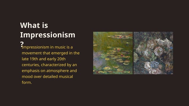 Impressionism Lesson Presentation in Brown Simple Style.pptx