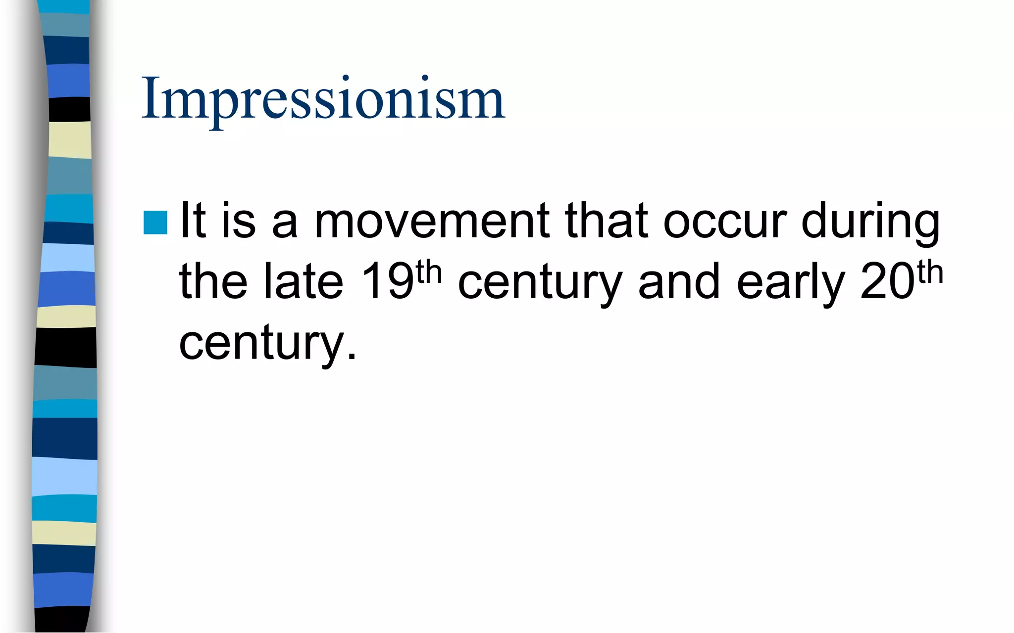 Impressionism Music | PPTX