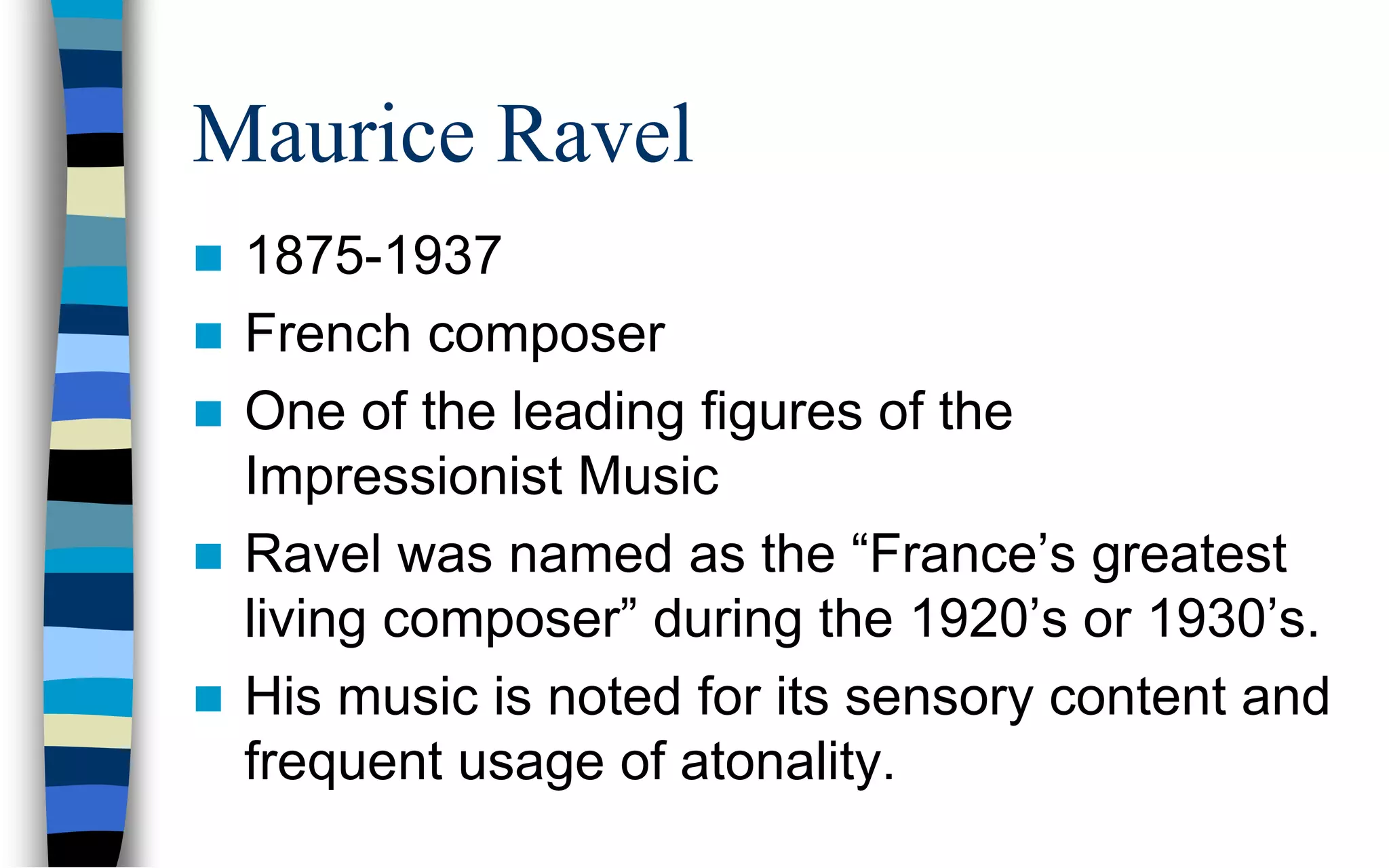 Impressionism Music | PPTX