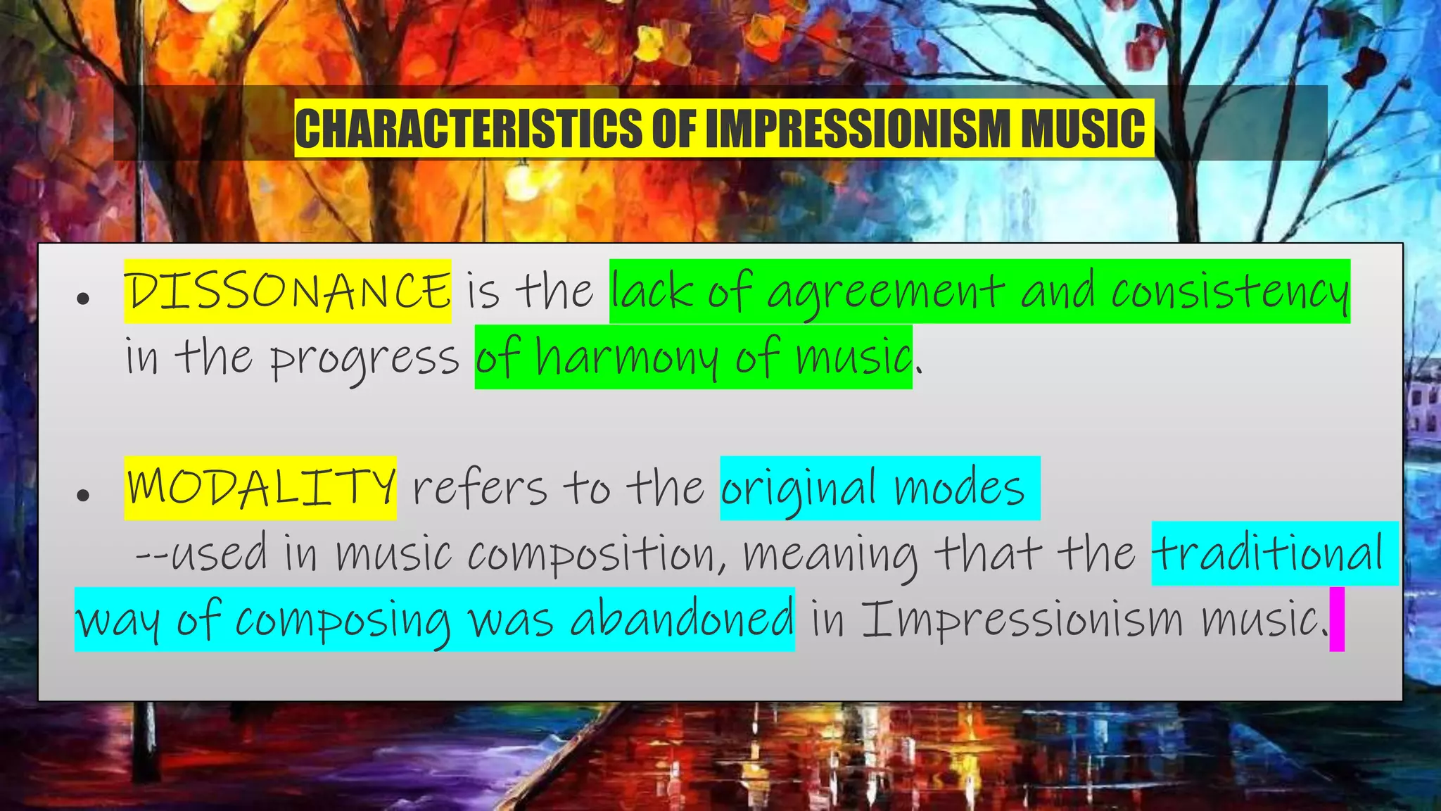 Impressionism music | PPTX