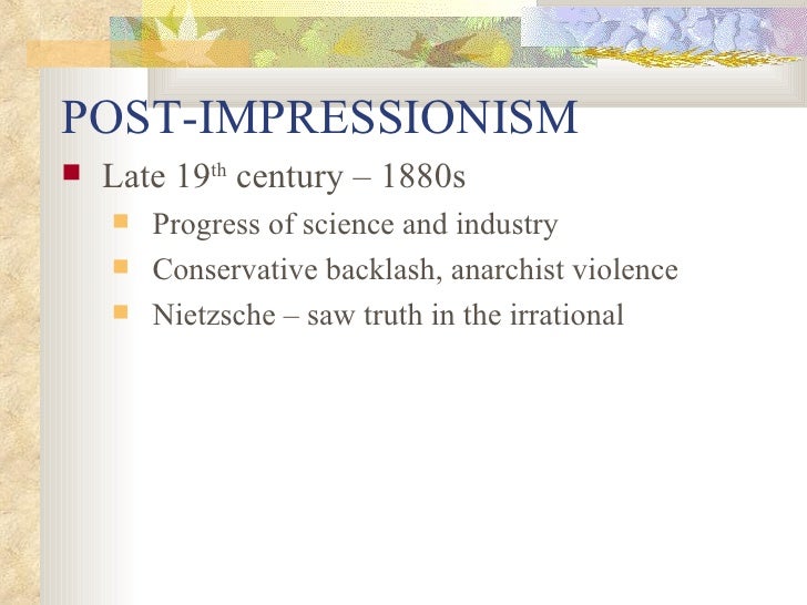 Impressionism & Post Impressionism