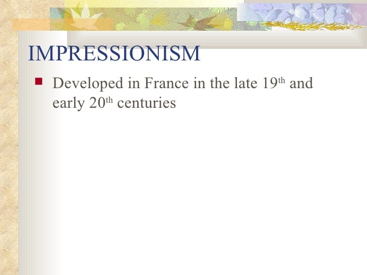 Impressionism & Post Impressionism