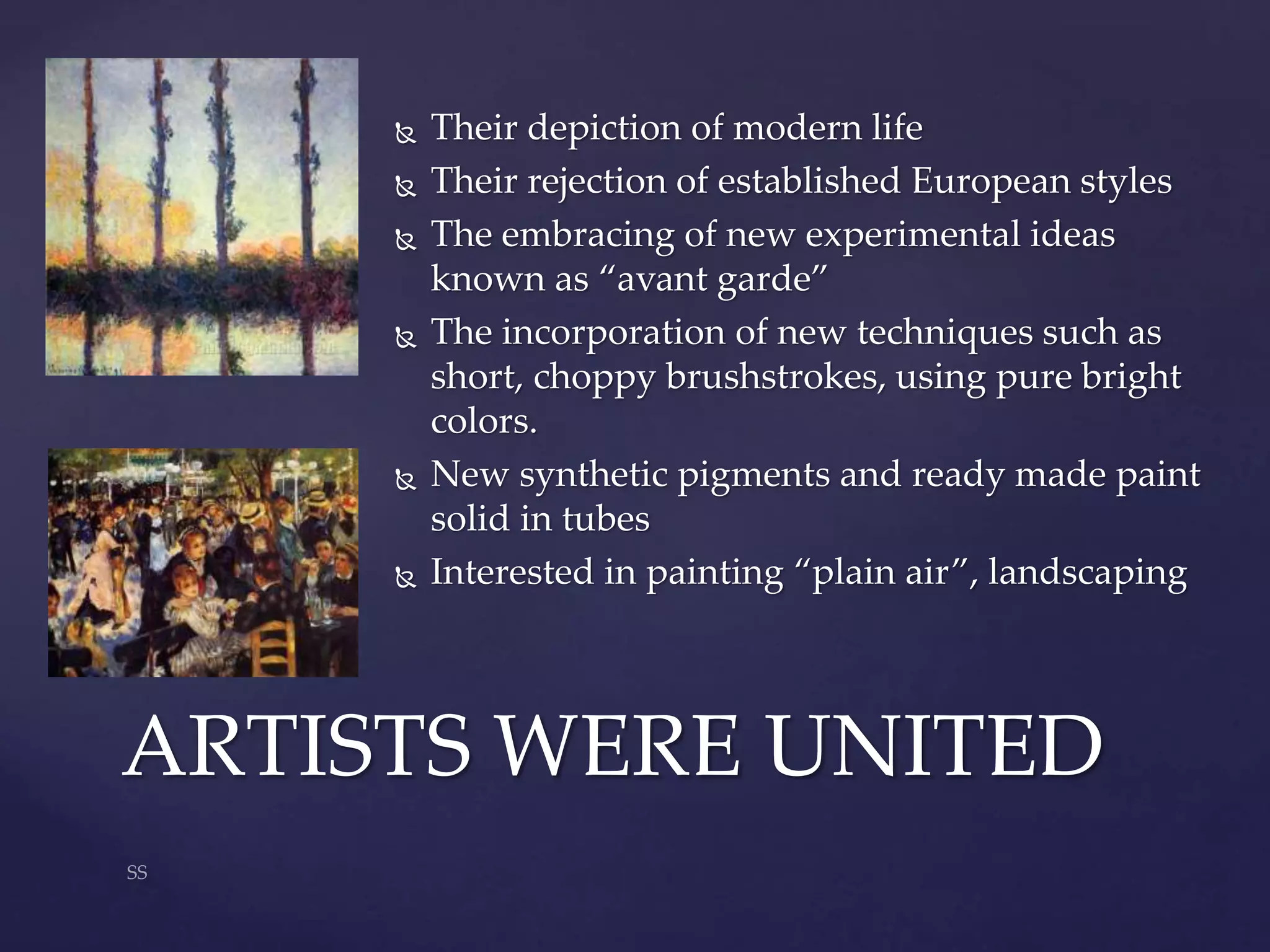 Impressionism & Post-Impressionism Art History | PPTX