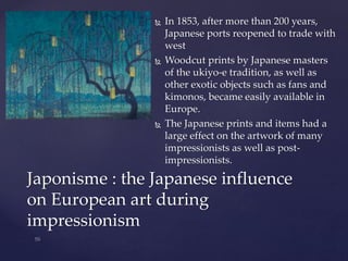 Impressionism & Post-Impressionism Art History | PPTX