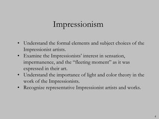 Impressionism presentation | PPT