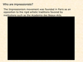Impressionist Art | PPT