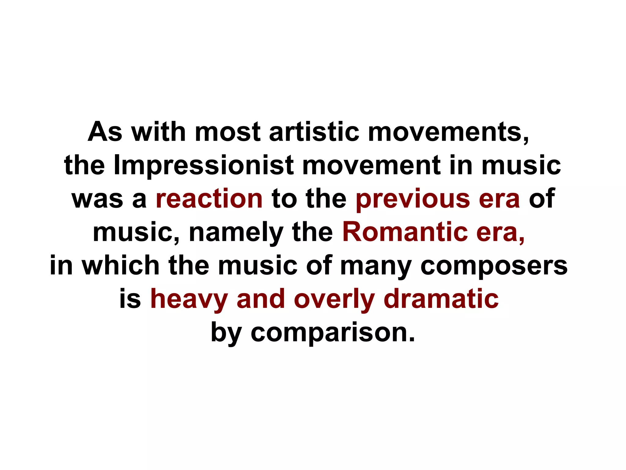 Impressionist Music | PPT