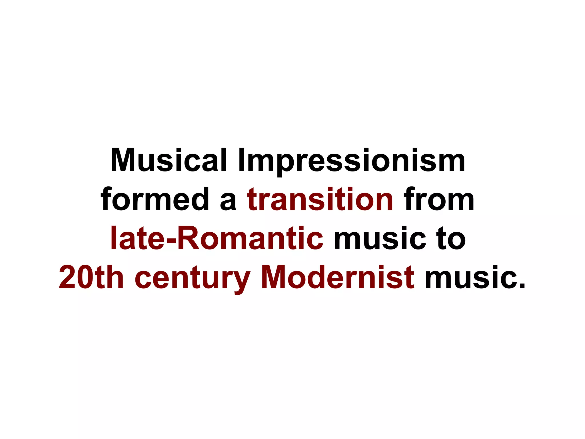 Impressionist Music | PPT