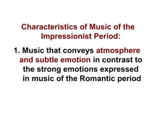 Impressionist Music | PPT