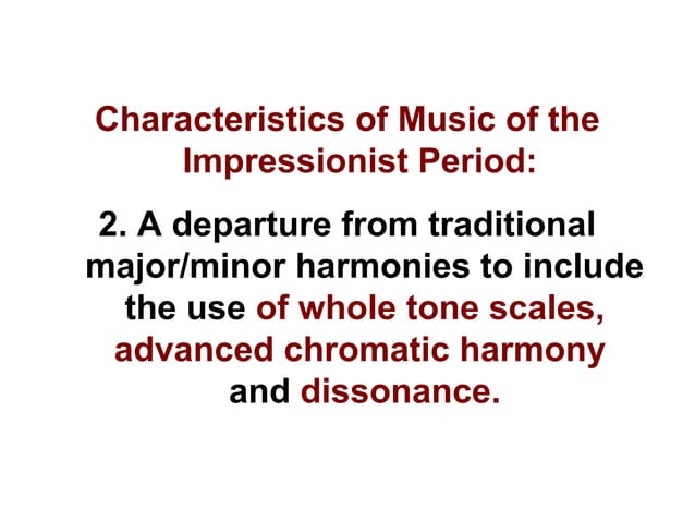 Impressionist Music | PPT