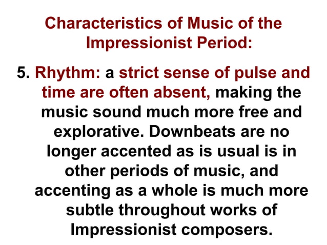 Impressionist Music | PPT