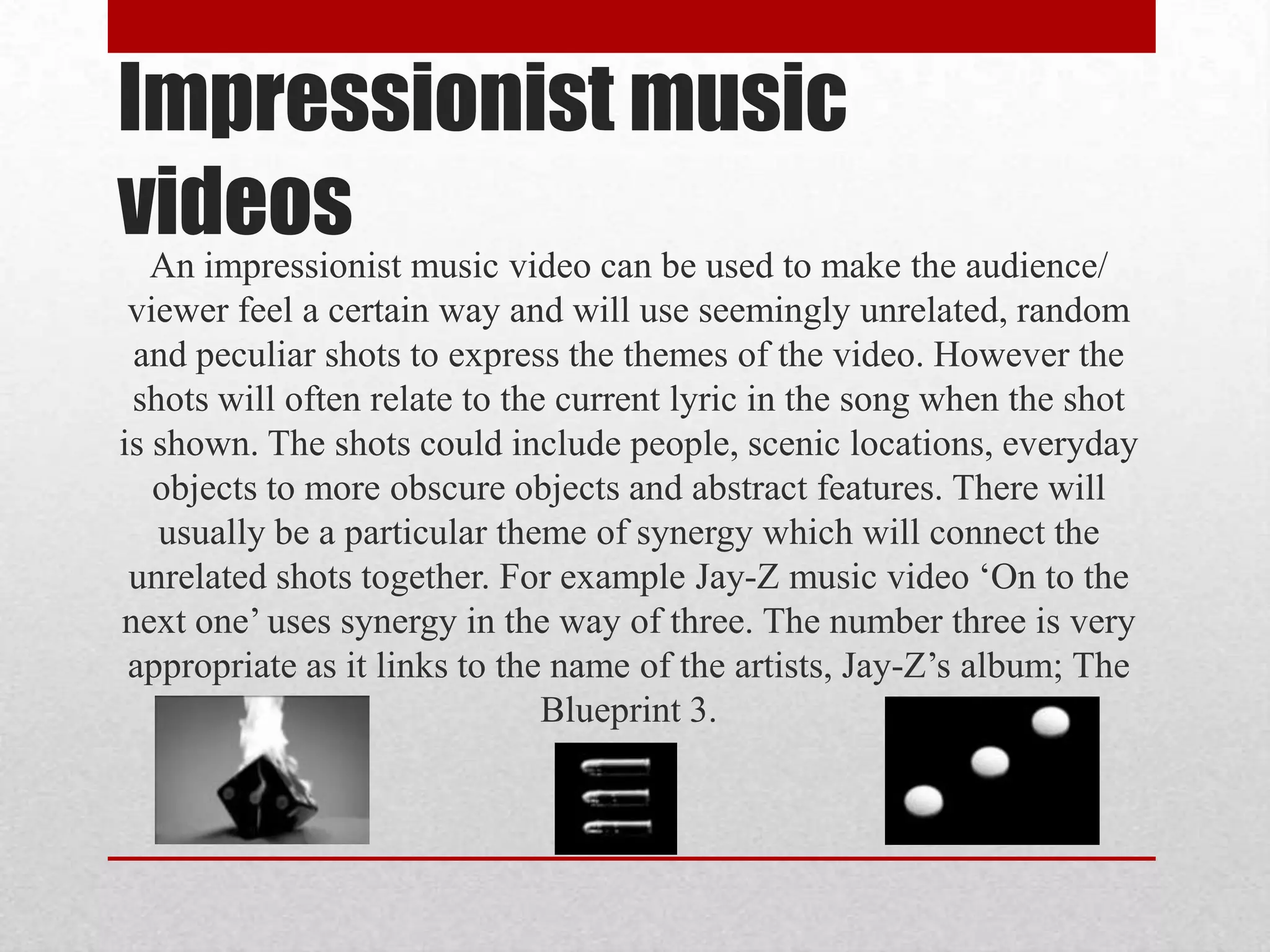 Impressionist music videos | PPT