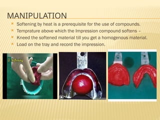 Impression materials in prosthodontics a short lecture | PPTX