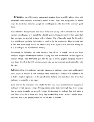 Impression management technique | PDF