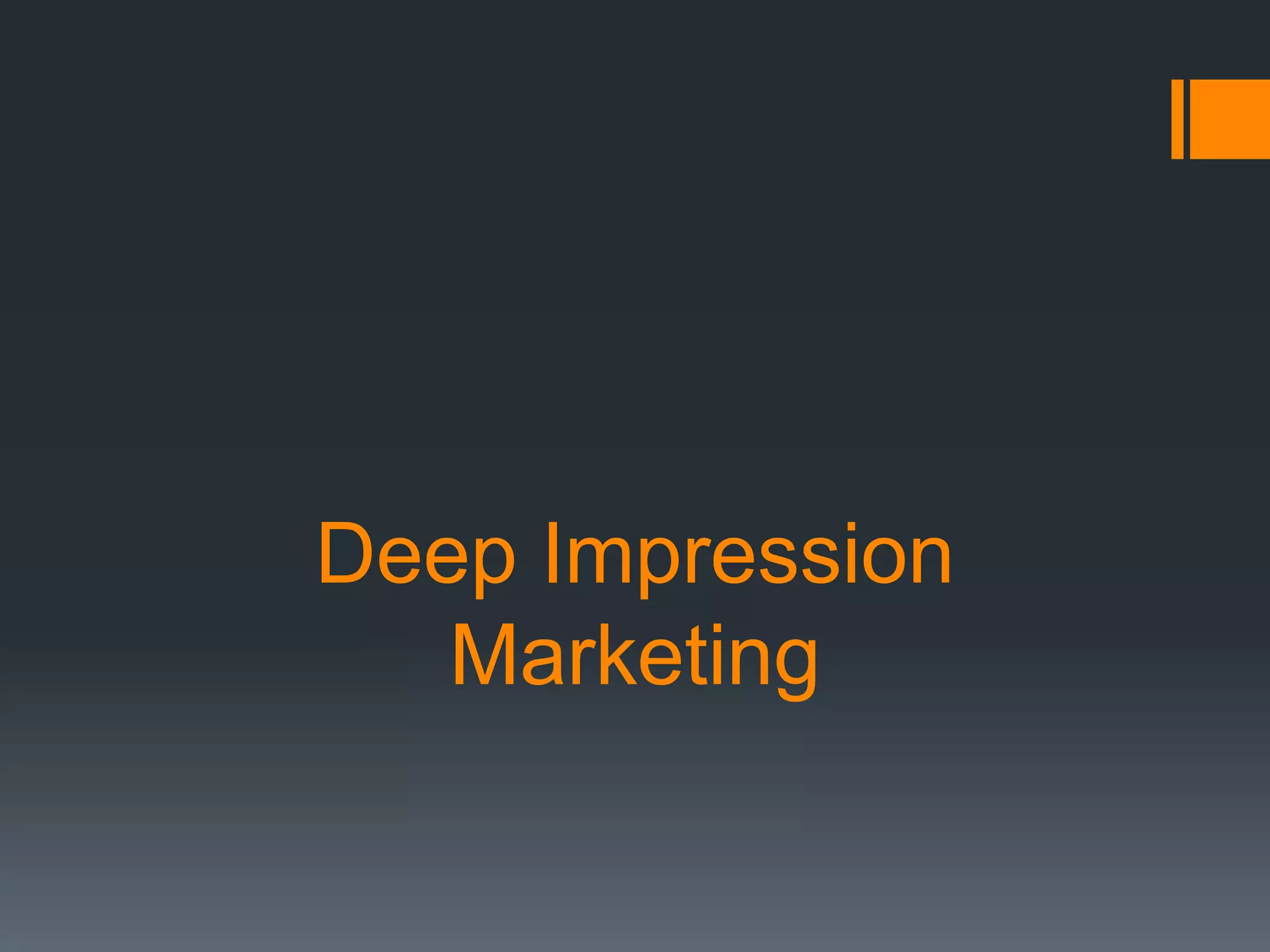 Impression marketing | PPT