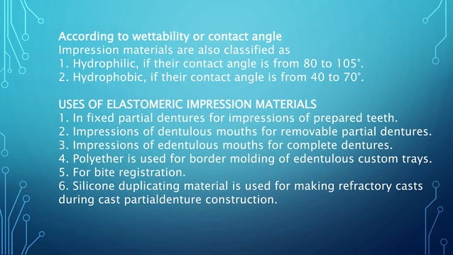 Impression material and technique | PPTX