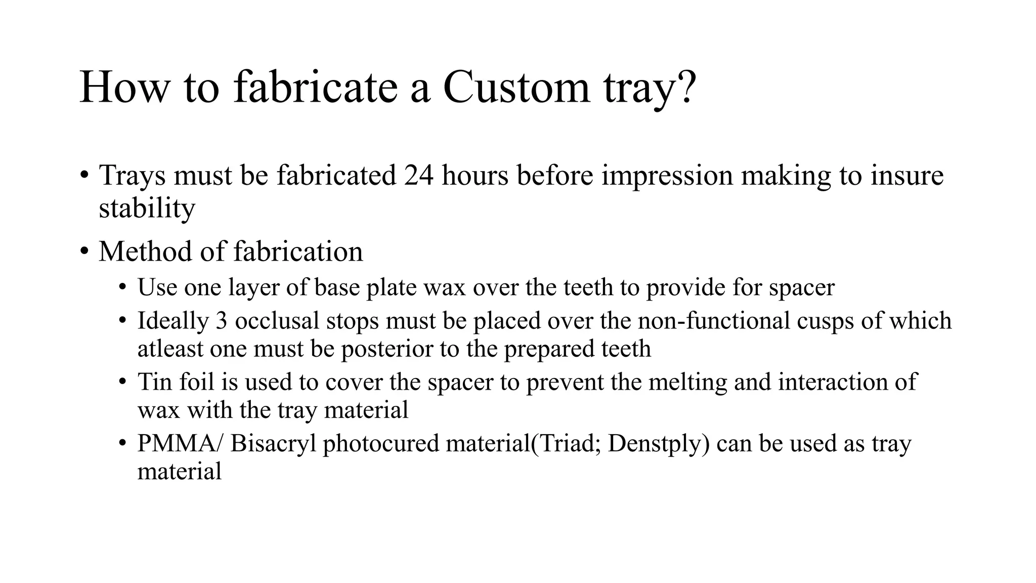 Impression material and techniques part 1 | PPTX