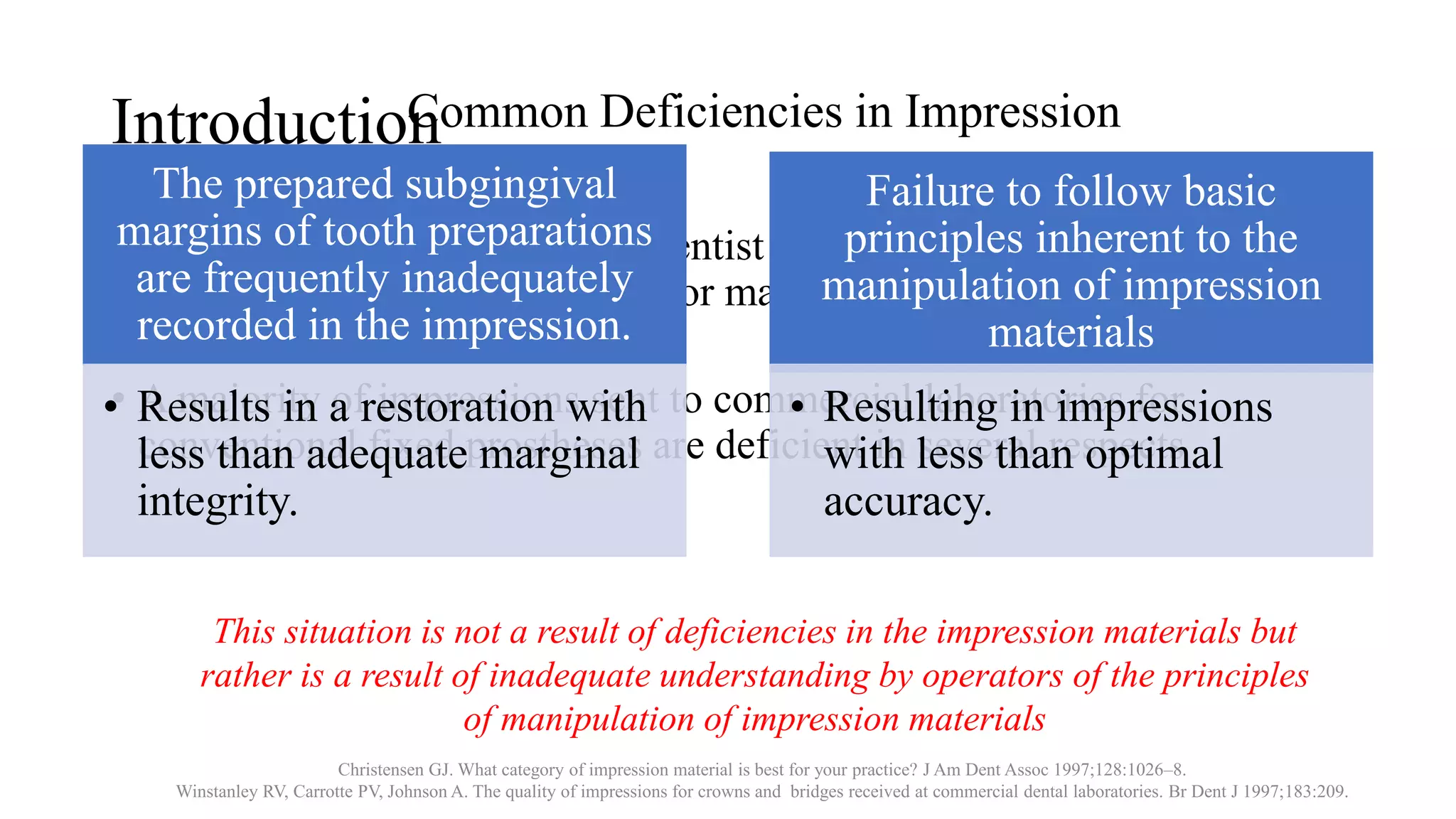 Impression material and techniques part 1 | PPTX