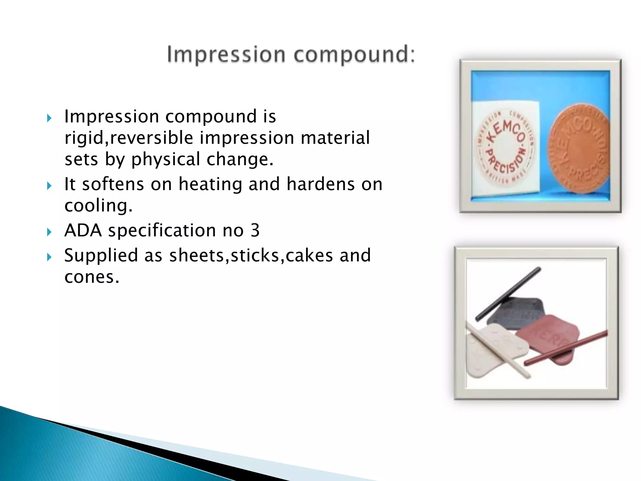 Impression materials | PPTX