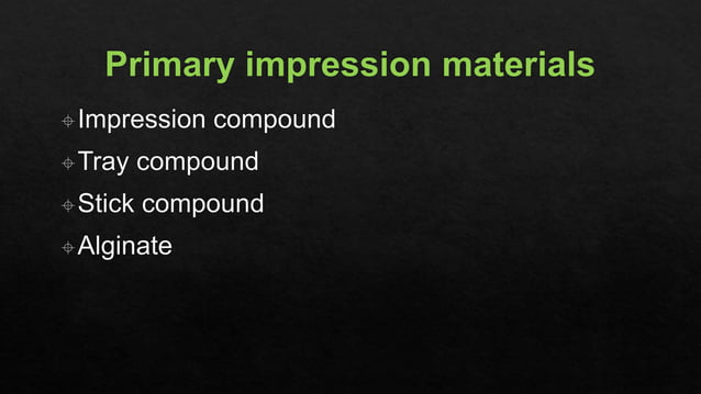 Impression materials classification and techniques | PPTX | Oral care ...