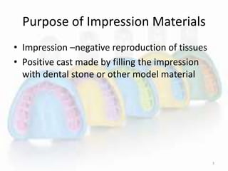 Impression materials | PPTX