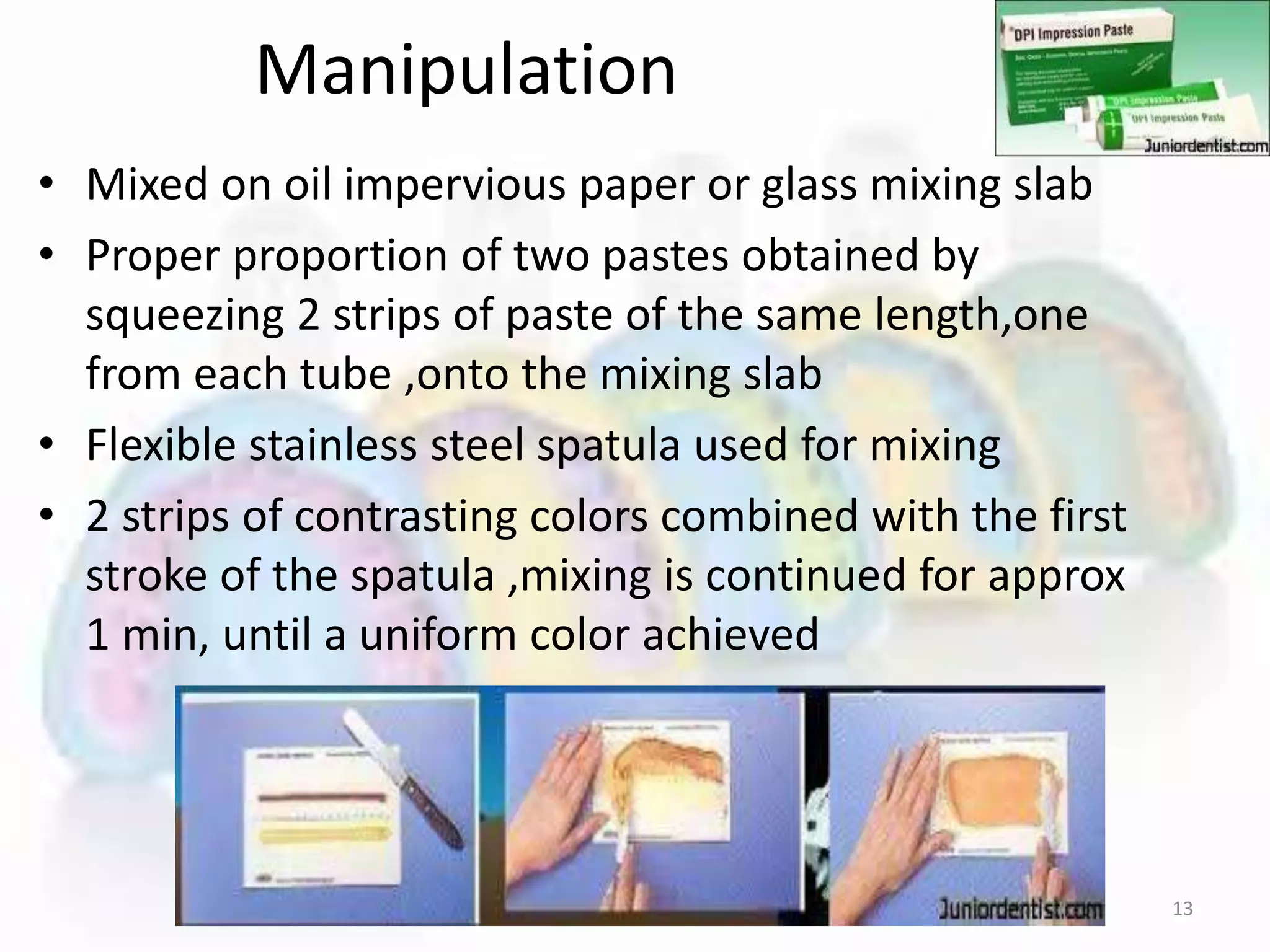 Impression materials | PPTX